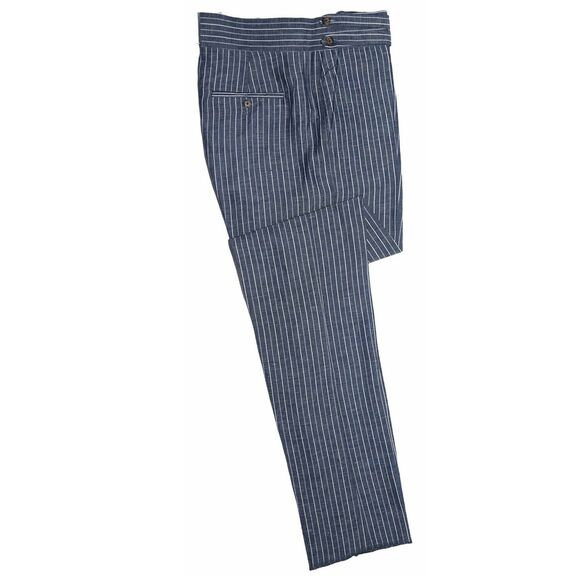 Chiragh Apparel | Pants | Mens Gurkha Pants Blue White Striped Cotton ...